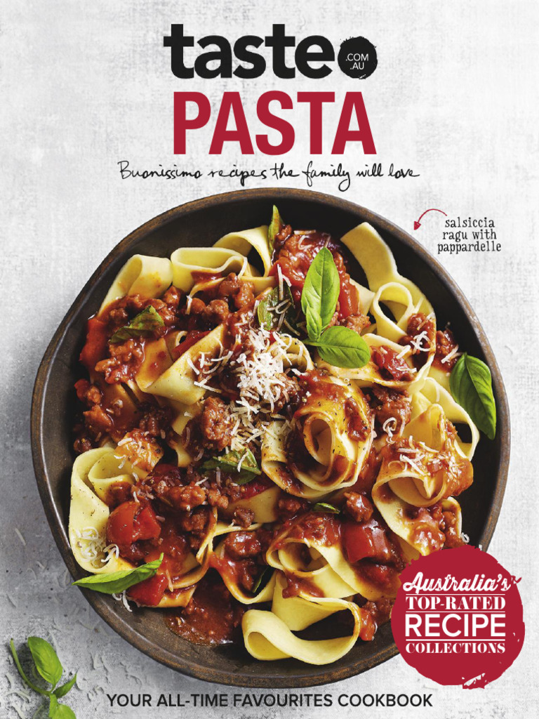 Taste Pasta Cookbook | PDF | Pasta | Pesto