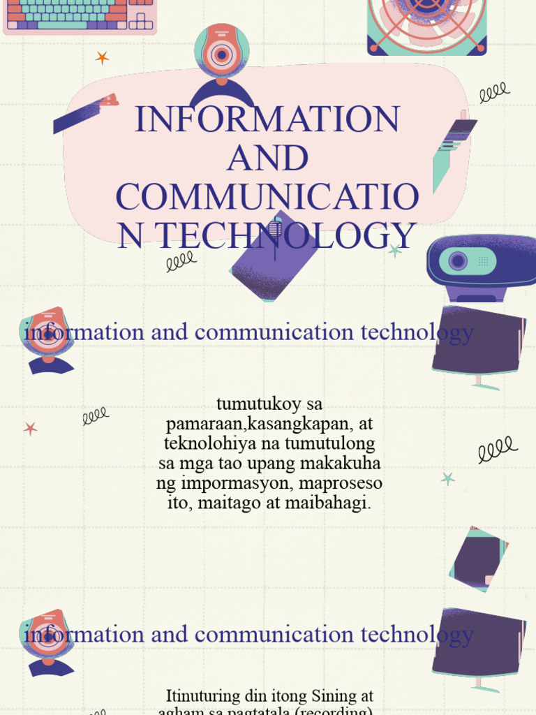 Information and Communication Technology | PDF