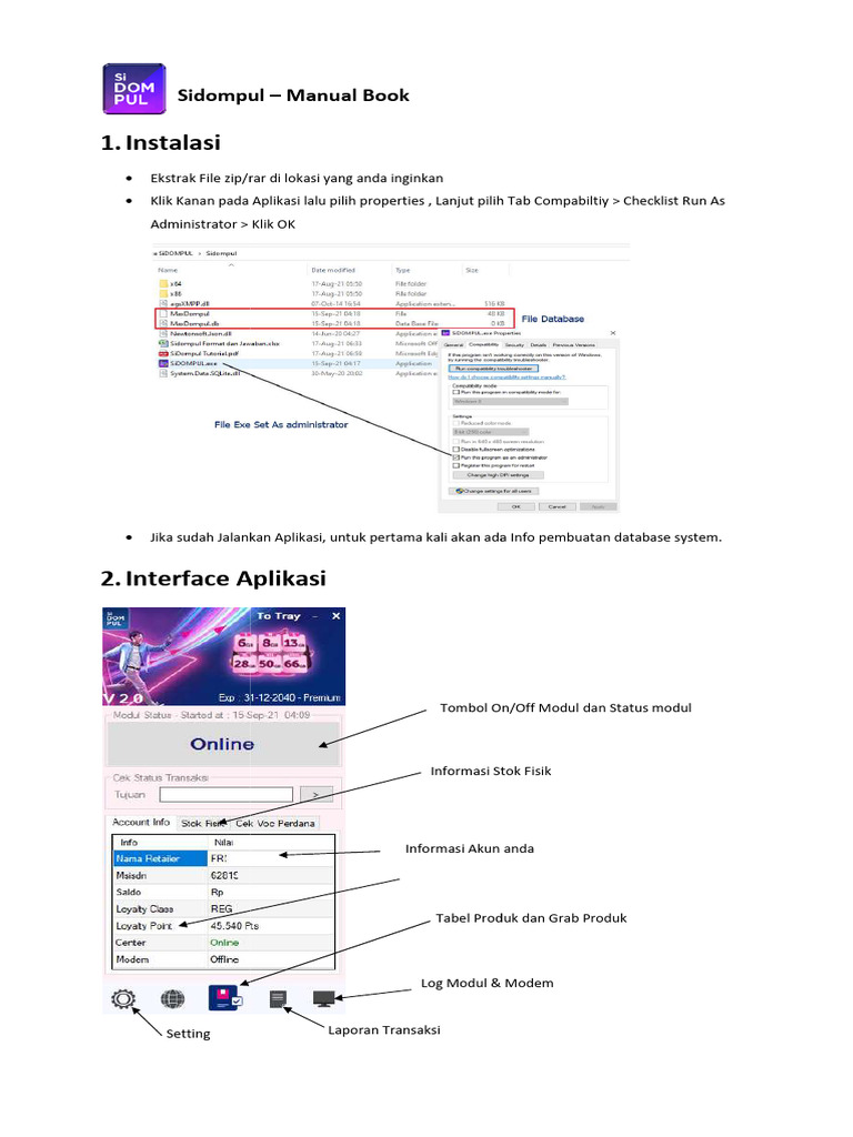 SiDompul Tutorial | PDF