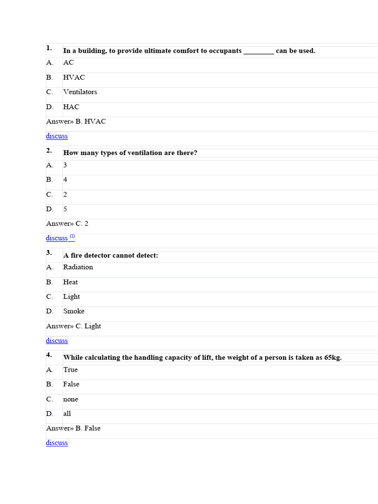 Multiple Questions | PDF | Plumbing | Valve