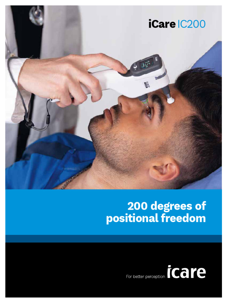 iCare IC200 Tonometer Overview | PDF | Computing | Computer Engineering