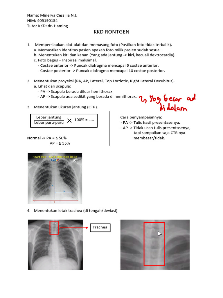 Catatan KKD RONTGEN | PDF