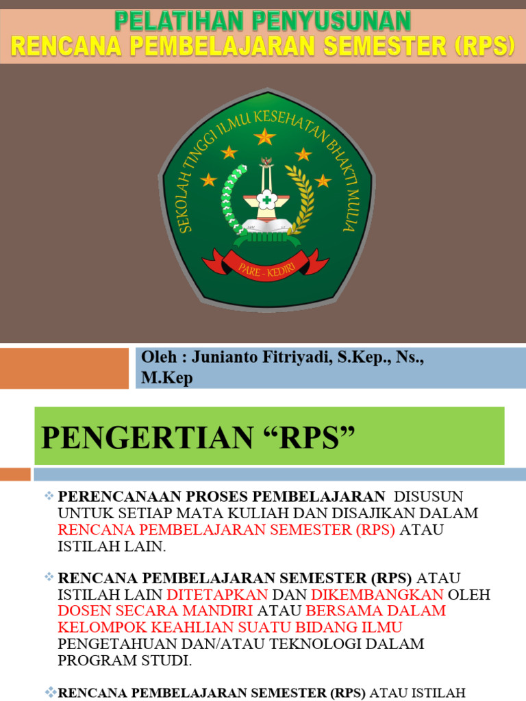 Materi Pembuatan Rps Jun | PDF | Karier & Perkembangan | Seni