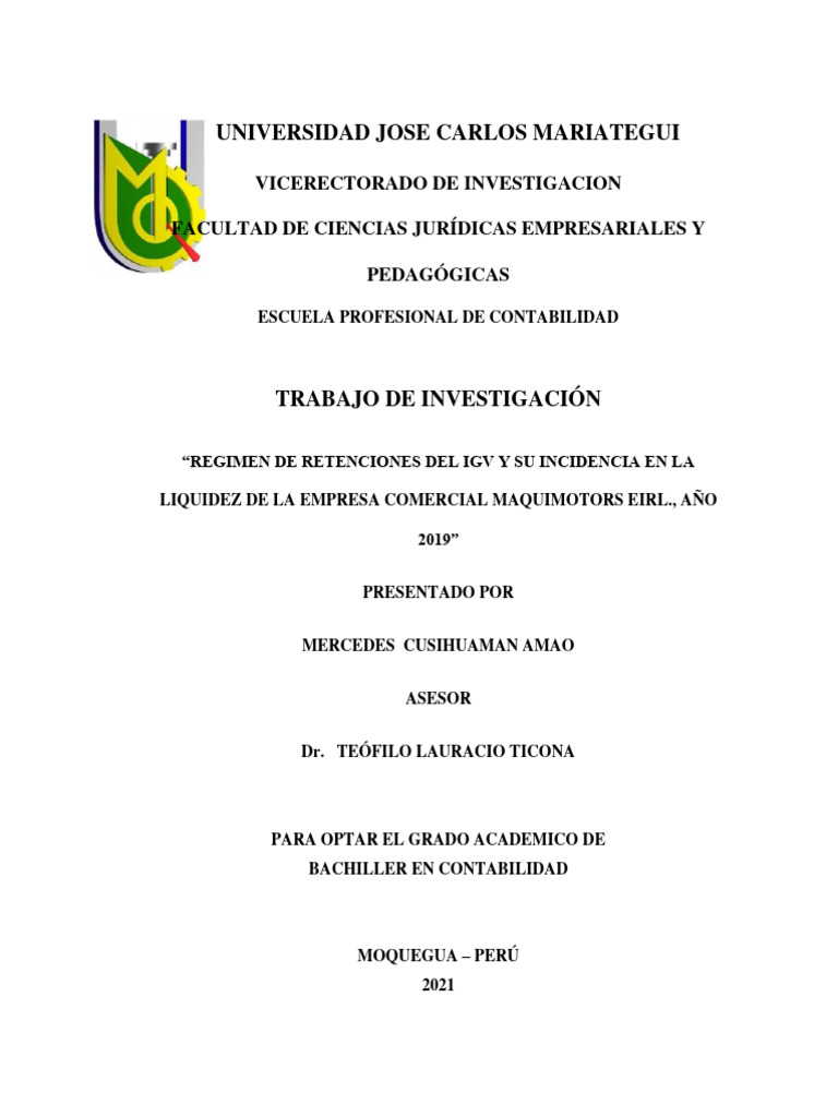 Retenciones Del IGV-2021 | PDF | Business | Capital de trabajo