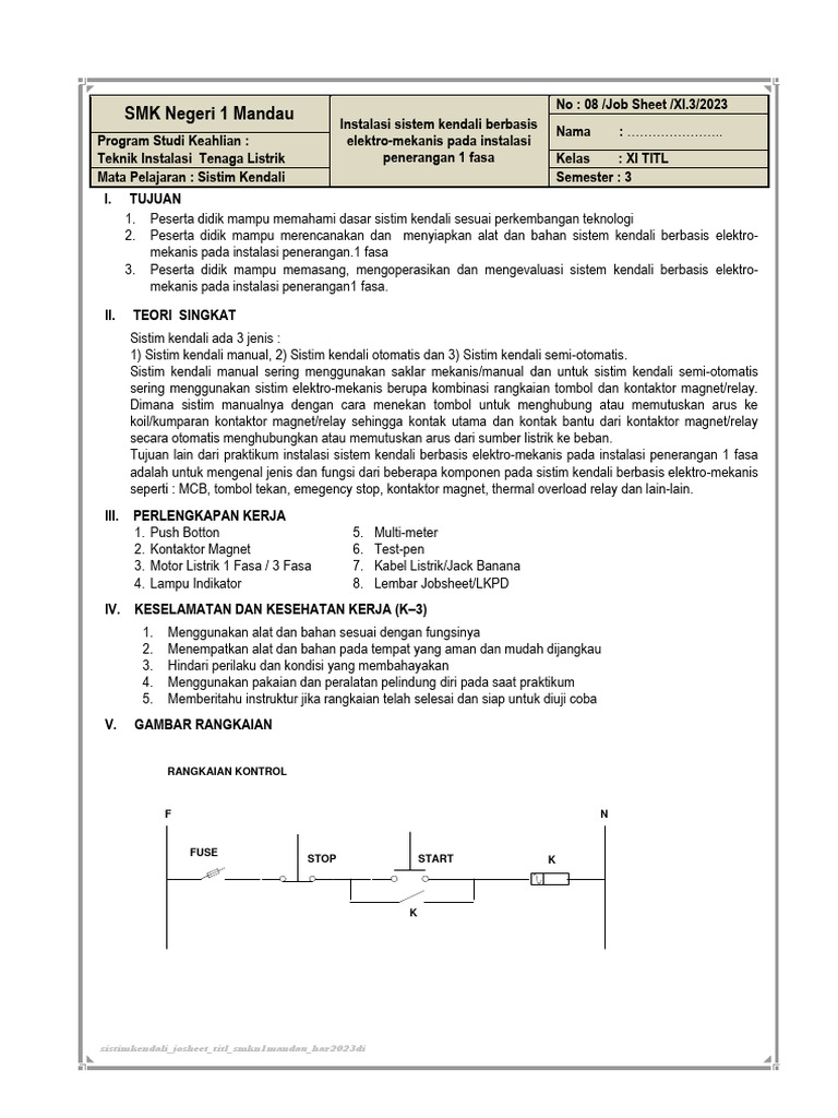 JOB SHeet8 | PDF