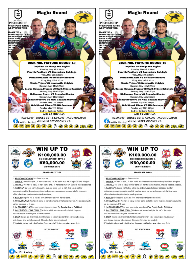 NRL Flyer R10 | PDF