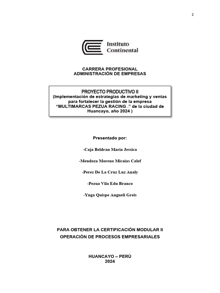 Estrategias de Marketing para Multimarca Pezua | PDF | Business | Comportamiento