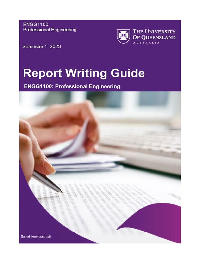 ENGG1100 Report Writing Guide | PDF | Communication