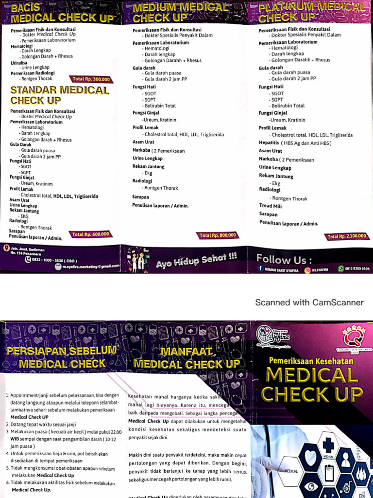 Paket Mcu RS Syafira | PDF