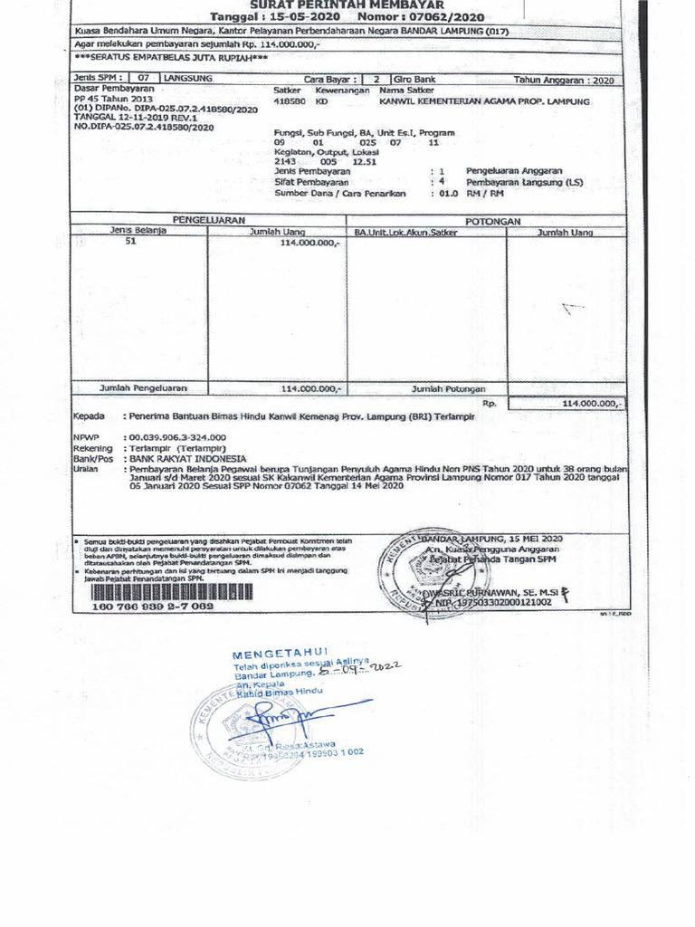 SPM Penyuluh Non Pns 2020 | PDF