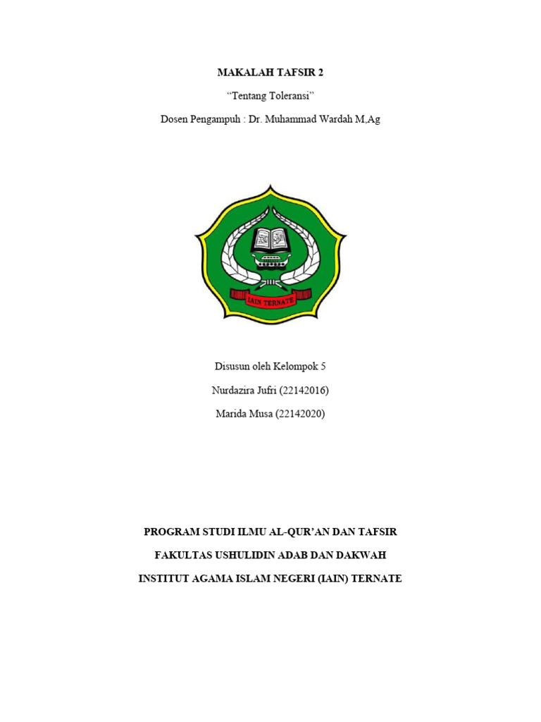 Makalah Tafsir 2 | PDF