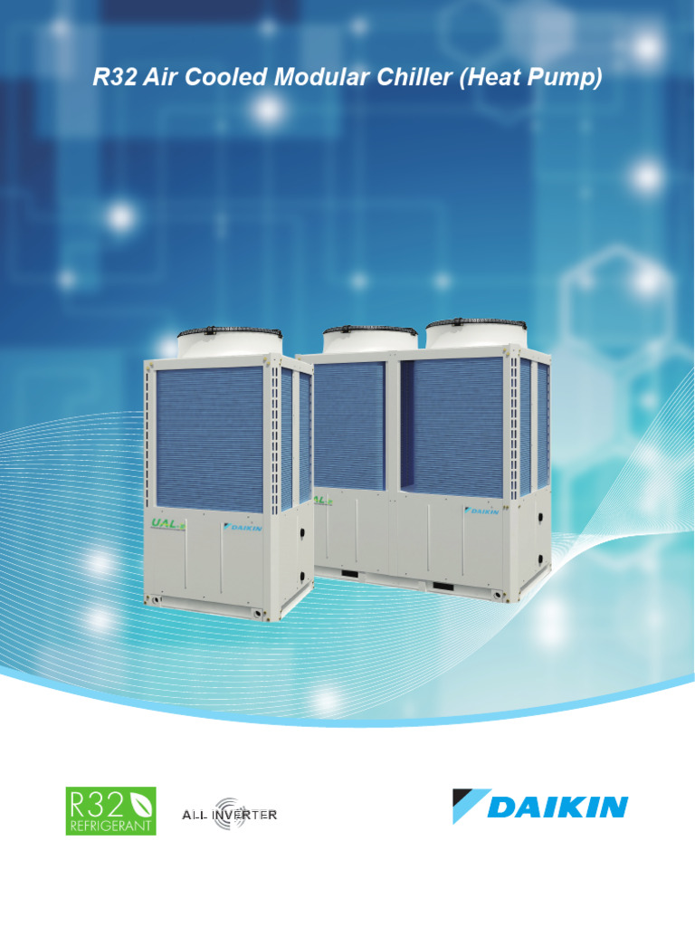 Catalogue AIrcooled Scroll UAL-R32 | PDF | Heat Pump | Heat Exchanger
