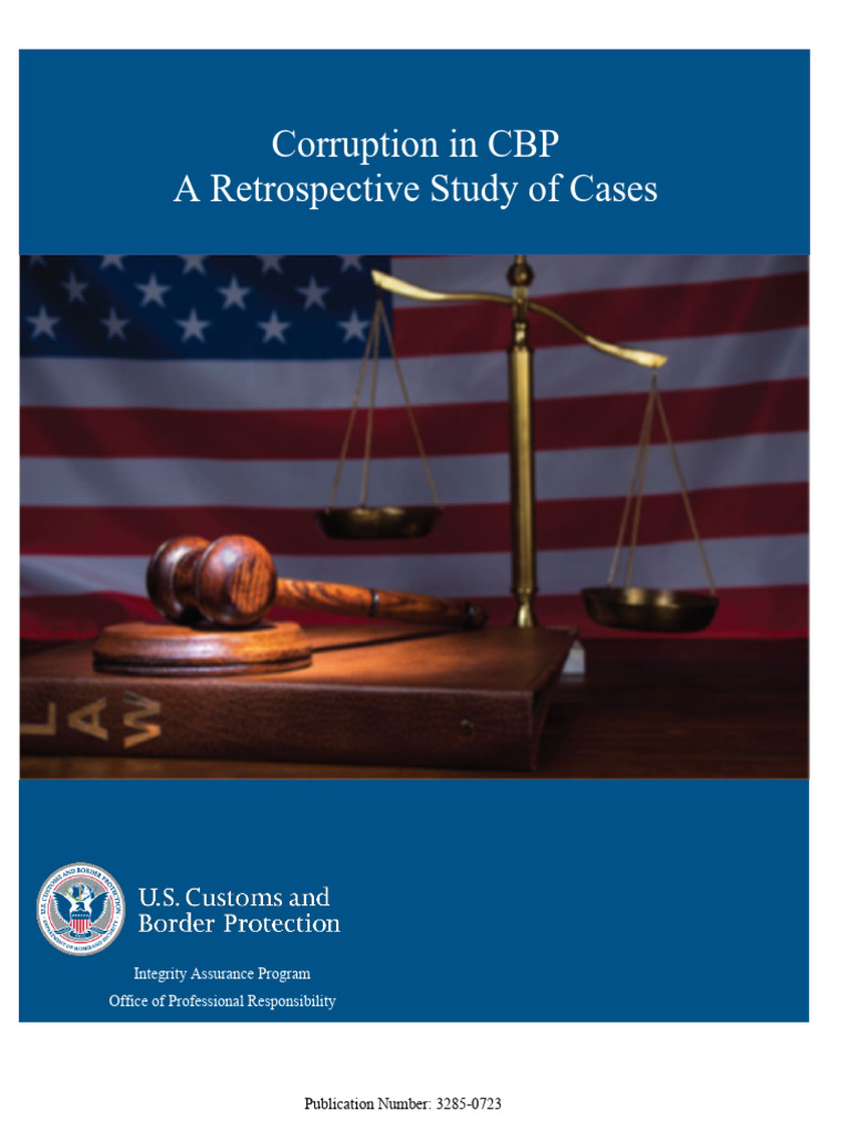 23 0830 Corruption in CBP Case Study | PDF | U.S. Customs And Border ...