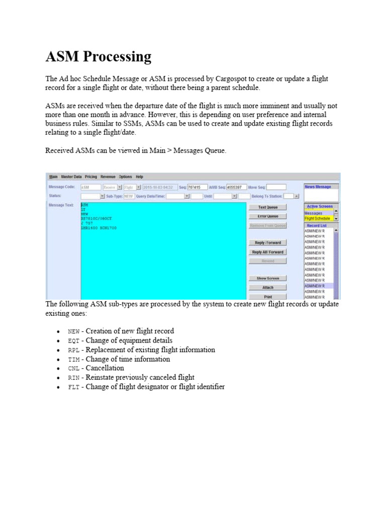 SSM Asm | PDF | Aviation | Transport