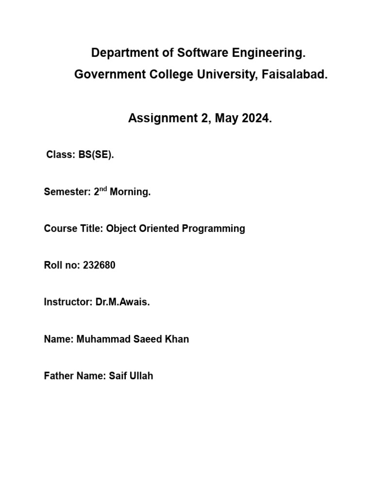 Calculator Assignment | PDF