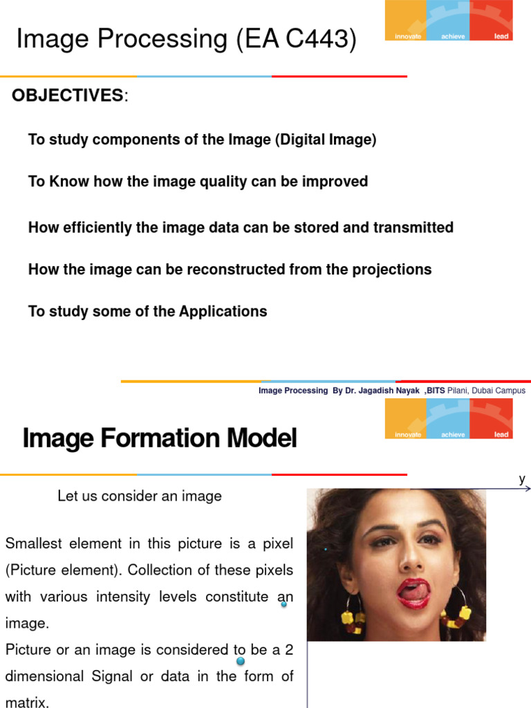 Image Processing Fundamentals Concepts | PDF | Sampling (Signal Processing) | Pixel