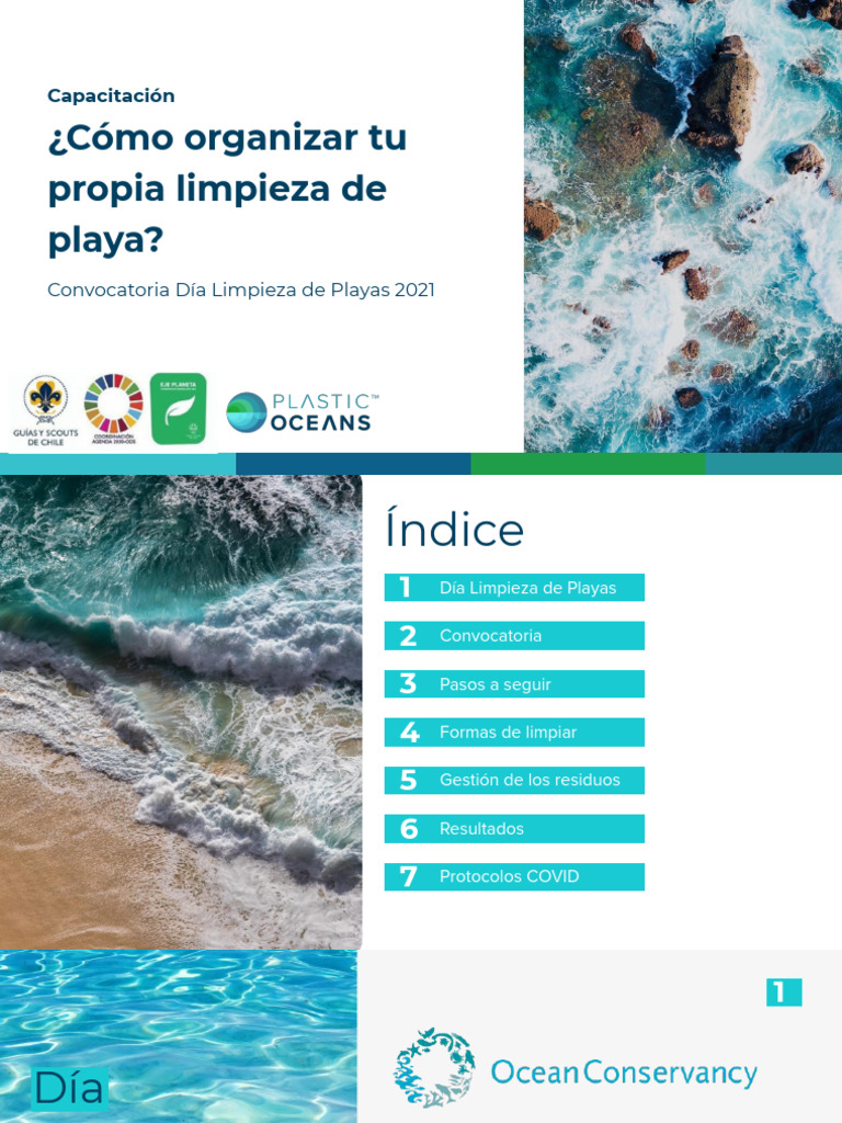 Capacitación Limpieza de Playas 2021 | Descargar gratis PDF | Residuos | Reciclaje