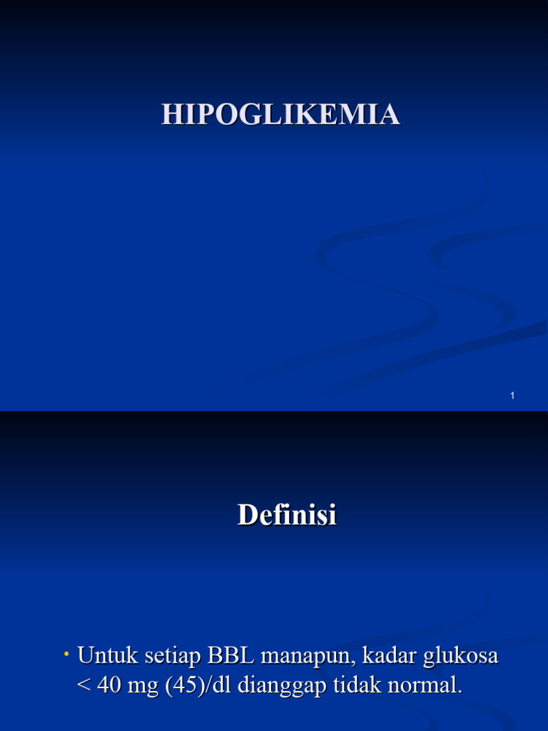 Hipoglikemia Fix | PDF