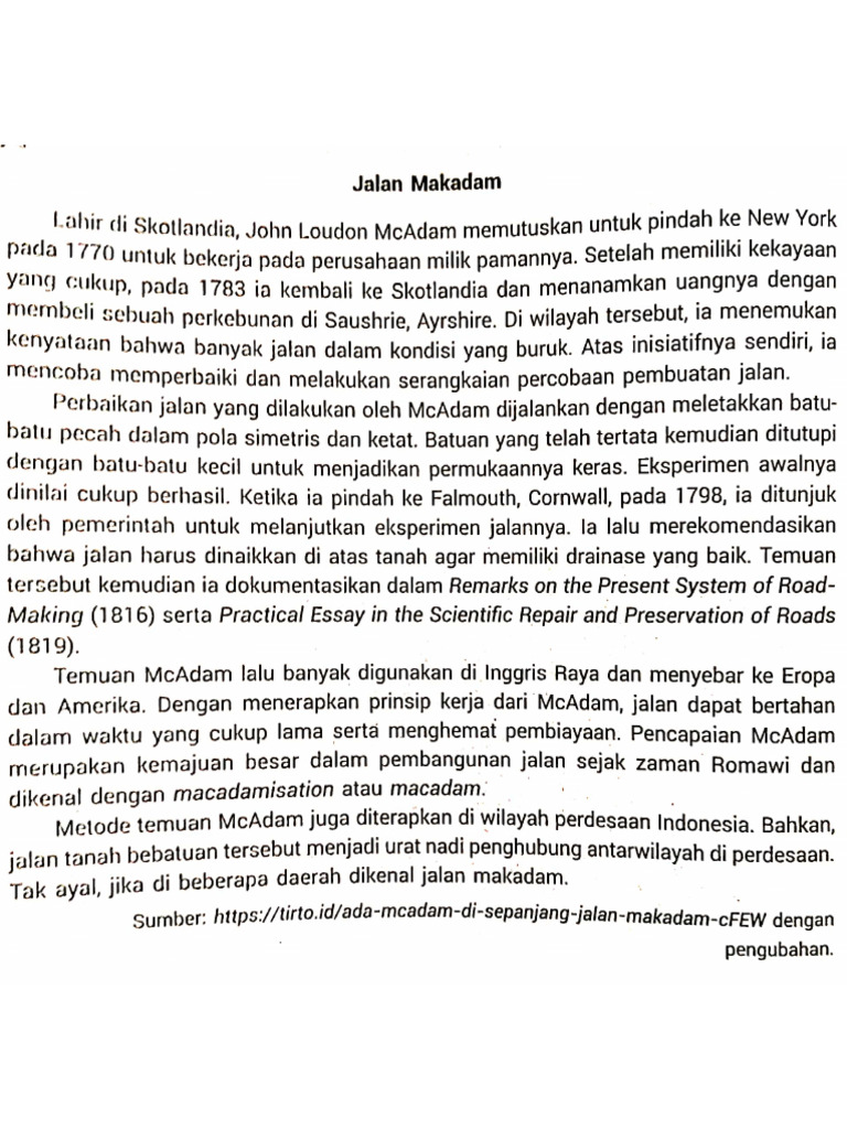 Jalan MAKADAM | PDF