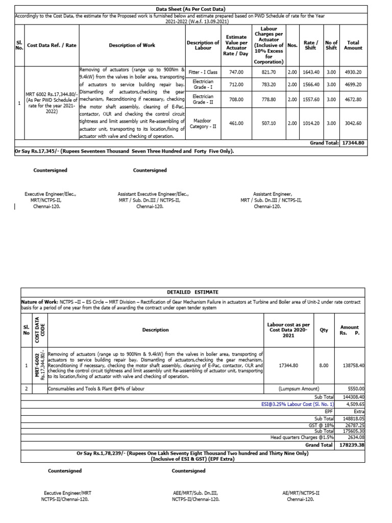 Engineering Cost Analysis Report | PDF | Mechanical Engineering