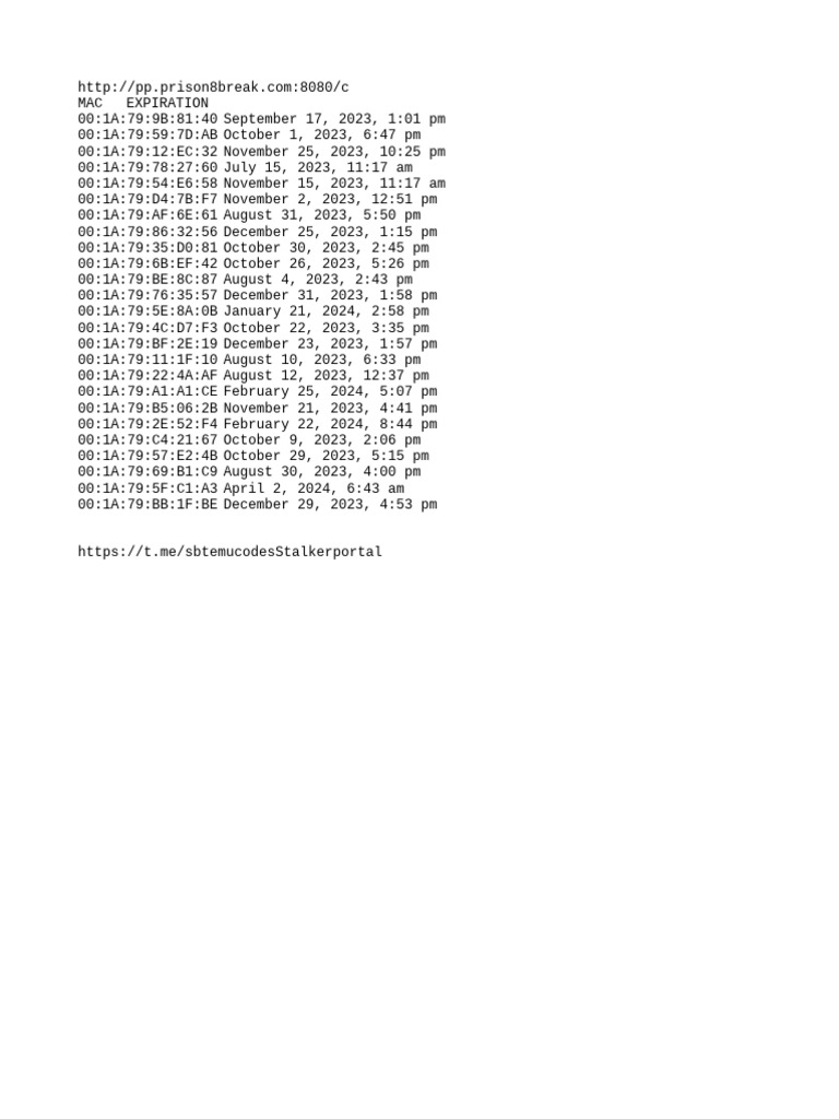 Stbemu Mac Portal Pdf