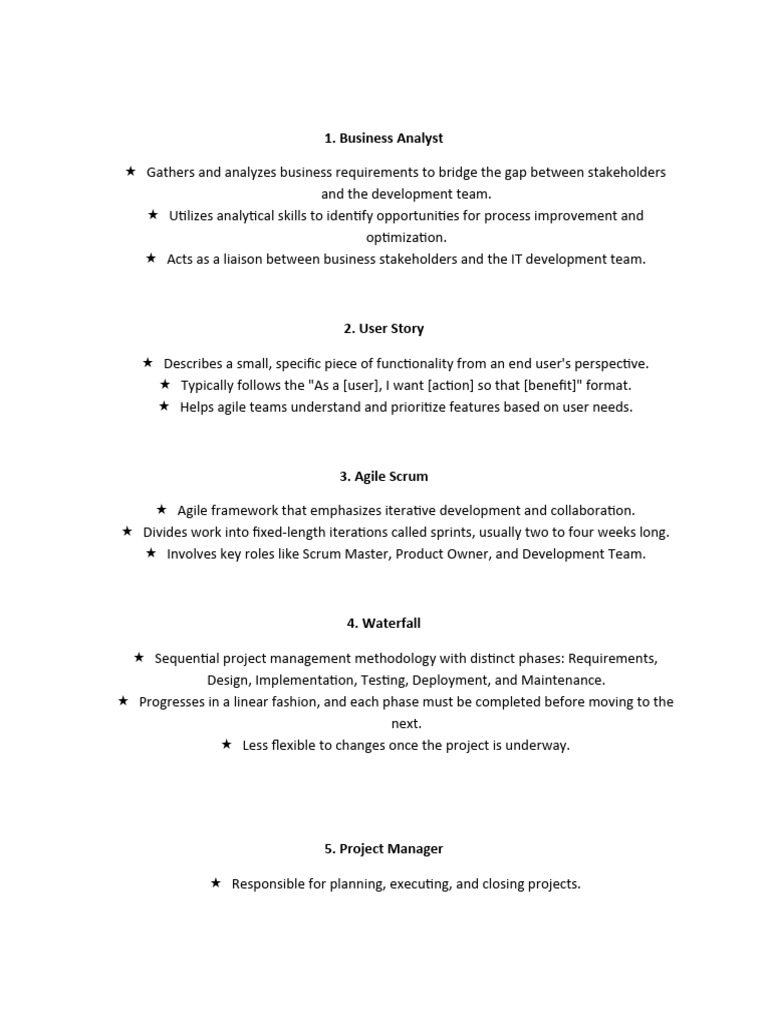 Business Analyst | PDF | Scrum (Software Development) | Agile Software ...