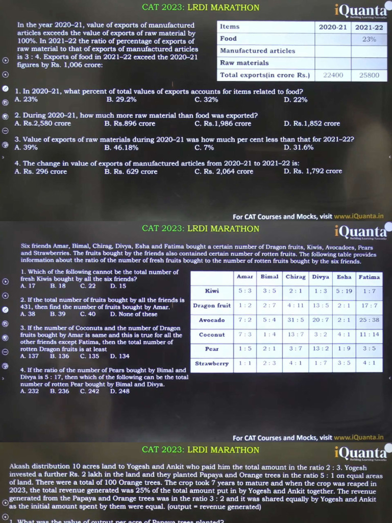 LRDI Marathon (6Q.) | PDF