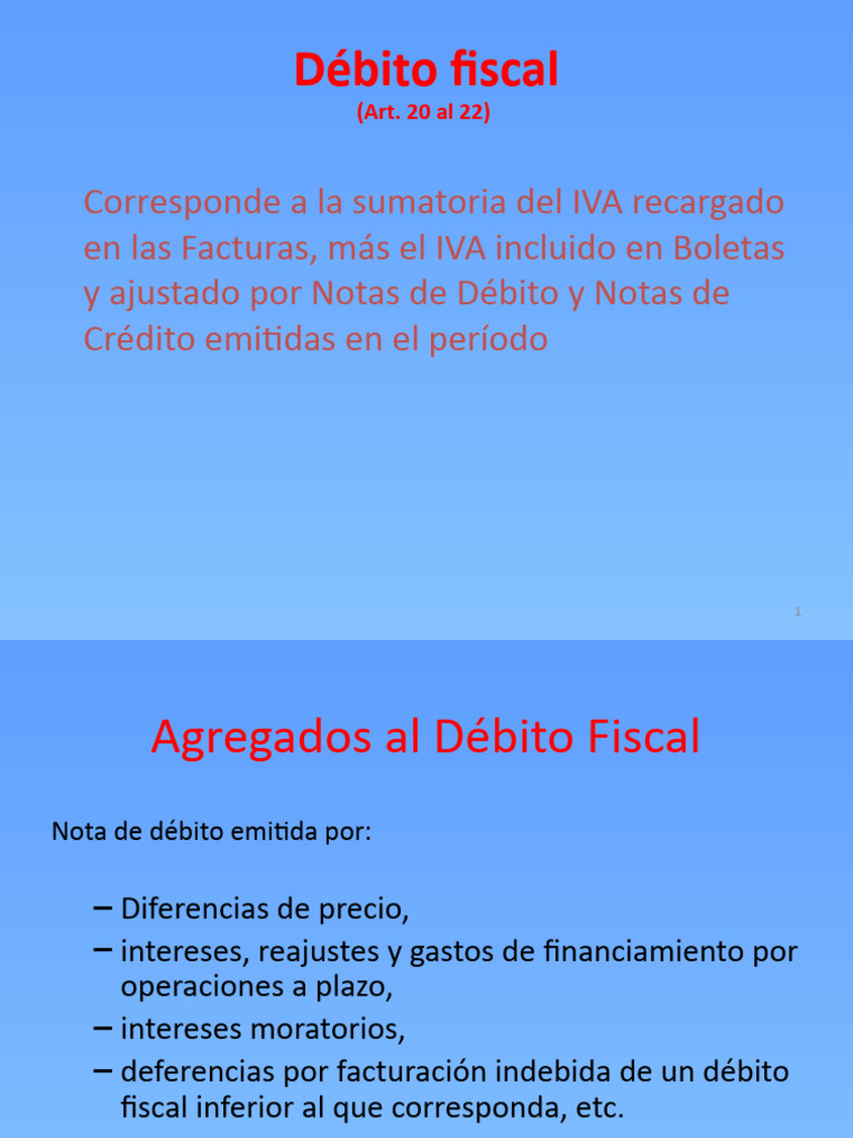 Debito y Credito Fiscal 2015 | PDF | Factura | Impuesto al valor agregado