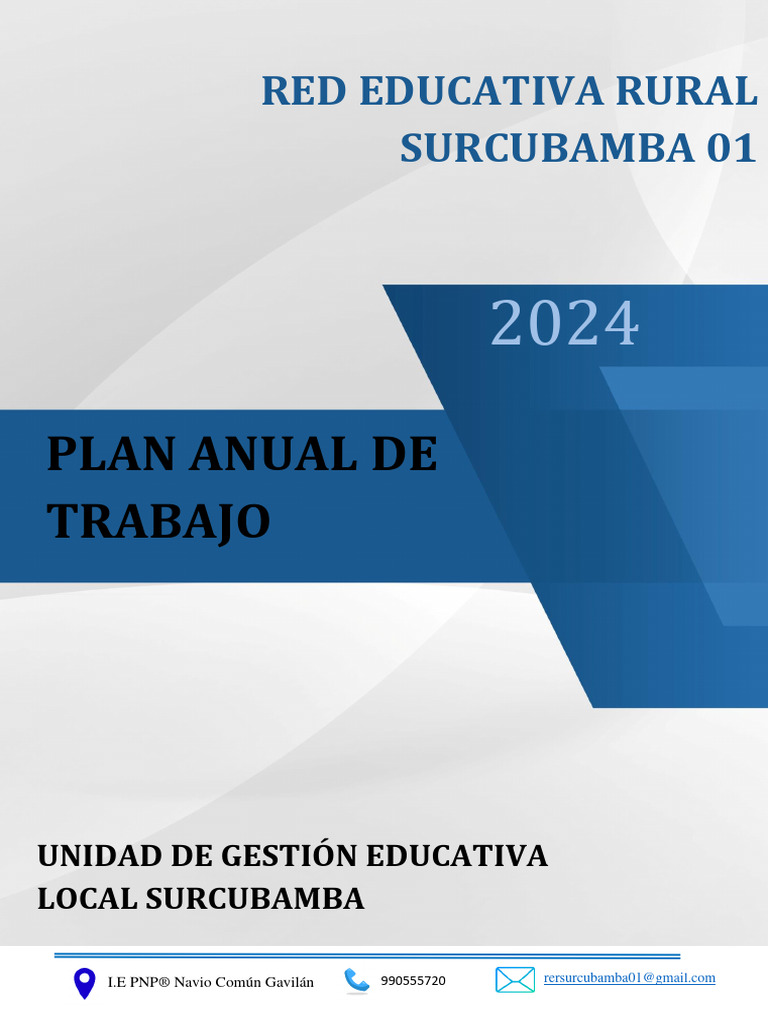 Pat 2024 - Rer - Surcubamba 01 | PDF | Enseñando | Regulación