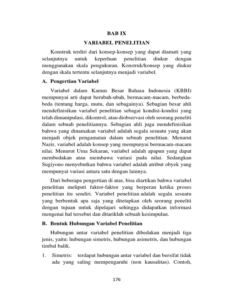 9 Variabel Penelitian | PDF | Karier & Perkembangan | Pengembangan Diri