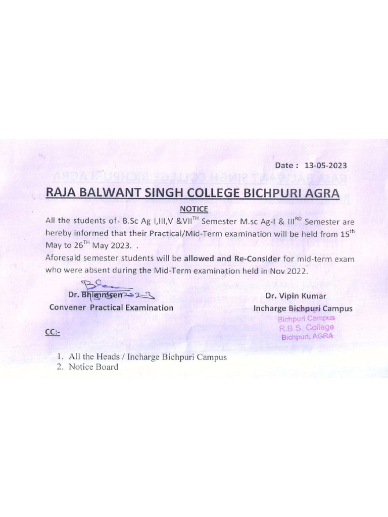 Re Schedule Practical 22-23 | PDF