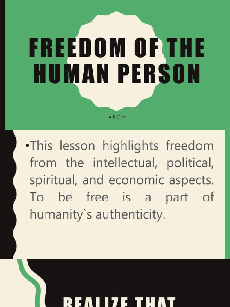 Human Freedom | PDF