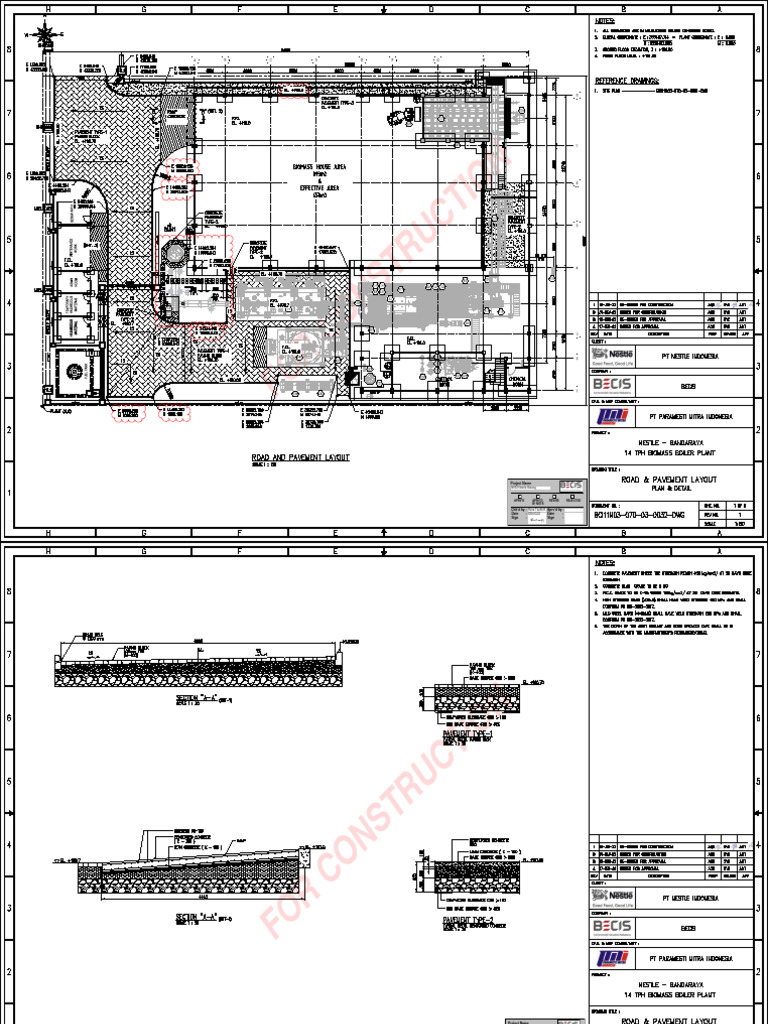 BCI11N03-070!03!0032-DWG_Road _ Pavement Layout Plan _ Detail_1 | PDF