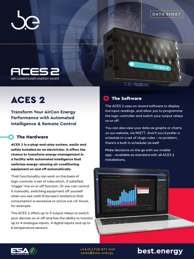 ACES 2 Product Datasheet 2020 | PDF | Automation | Relay