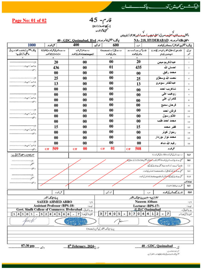 Form 45 & Form 46 | PDF