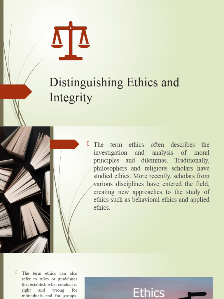 Ethics and Integrity Exercise 3 | PDF | Integrity | Morality