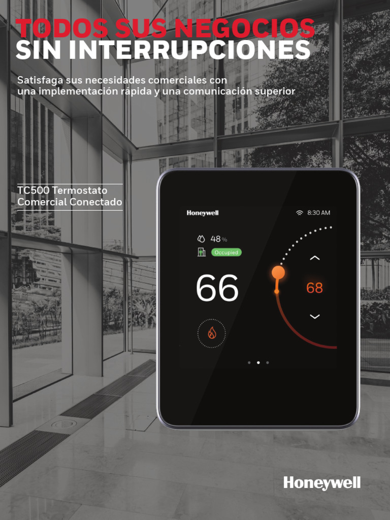 Honeywell TC500A-N Brochure Sell Sheet SP | PDF | Aplicación movil ...