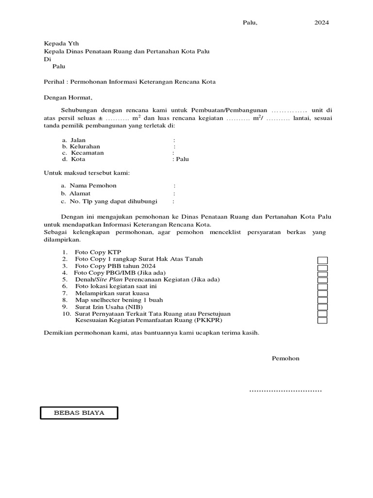 Formulir Permohonan Krk Biasa 2023 | PDF