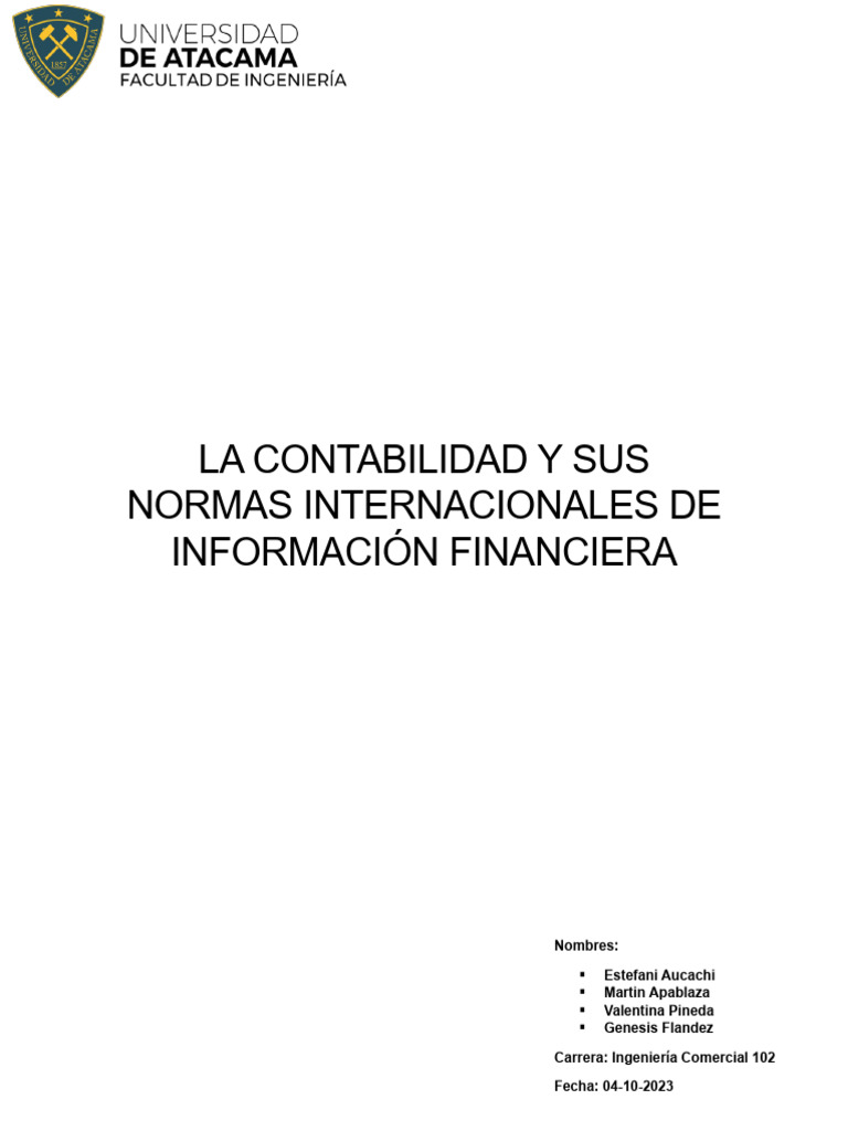 Informe Contabilidad Avanzada 04-10-2023 | Descargar gratis PDF ...