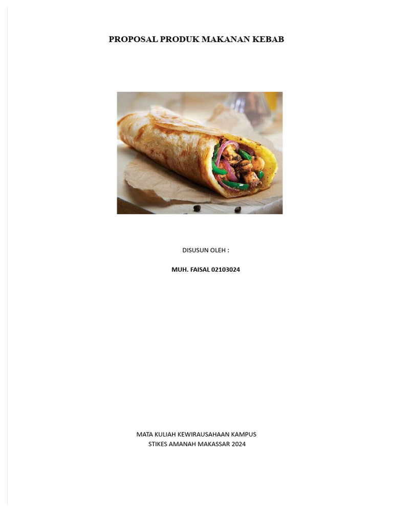 Contoh proposal_KEBAB 1 | PDF