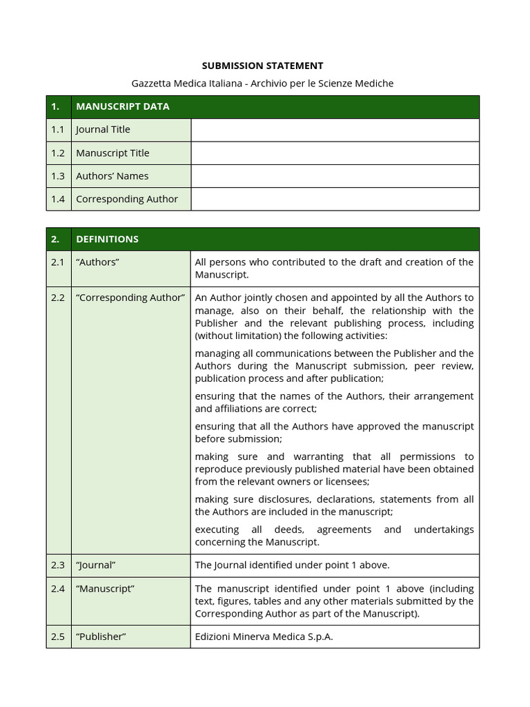 Submission_Statement | PDF | Open Access | Institutional Review Board