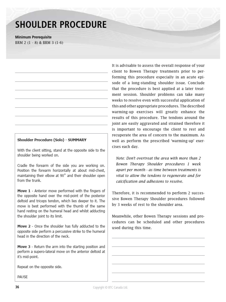 Shoulder Procedure | PDF | Arm | Shoulder