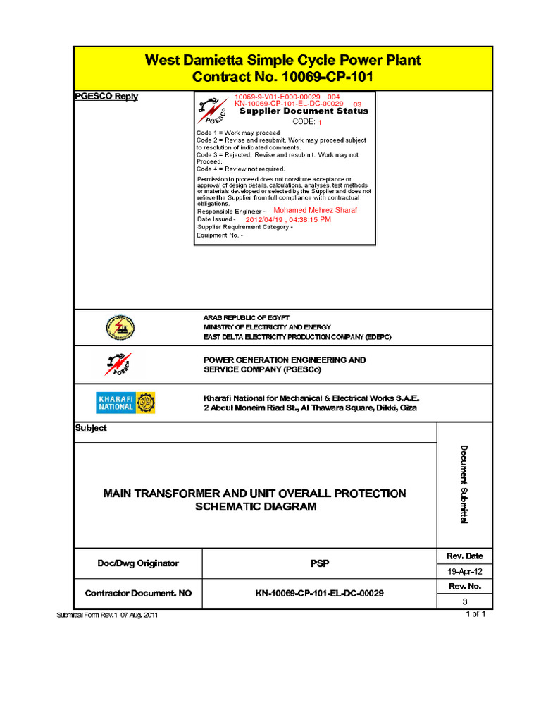 Main Transformer and Unit Overall | PDF
