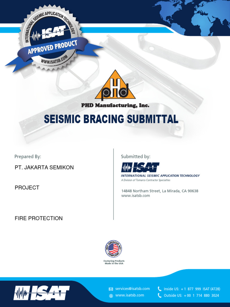 Seismic Bracing Catalog Isatphd_rigid Fire Protection for Tender ...