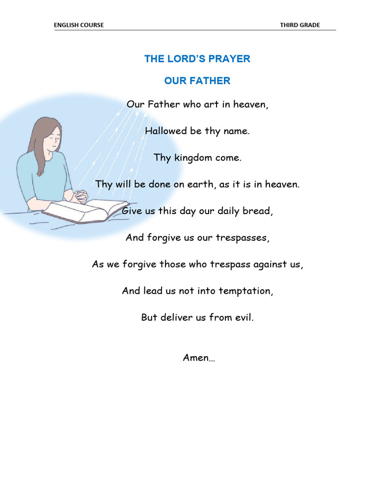 THIRD GRADE | PDF | Lord's Prayer | Christian Worship And Liturgy
