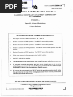 Csec Industrial Technology p2 2024 MJ Option B M Eng | PDF