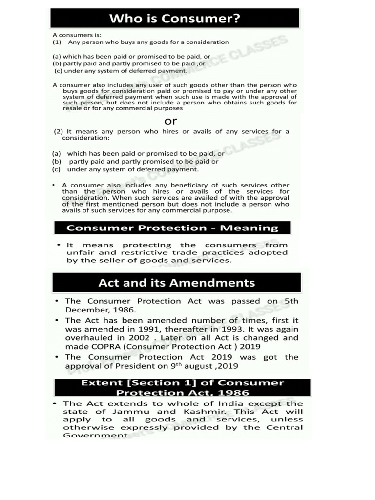 Consumer Protection Act | PDF