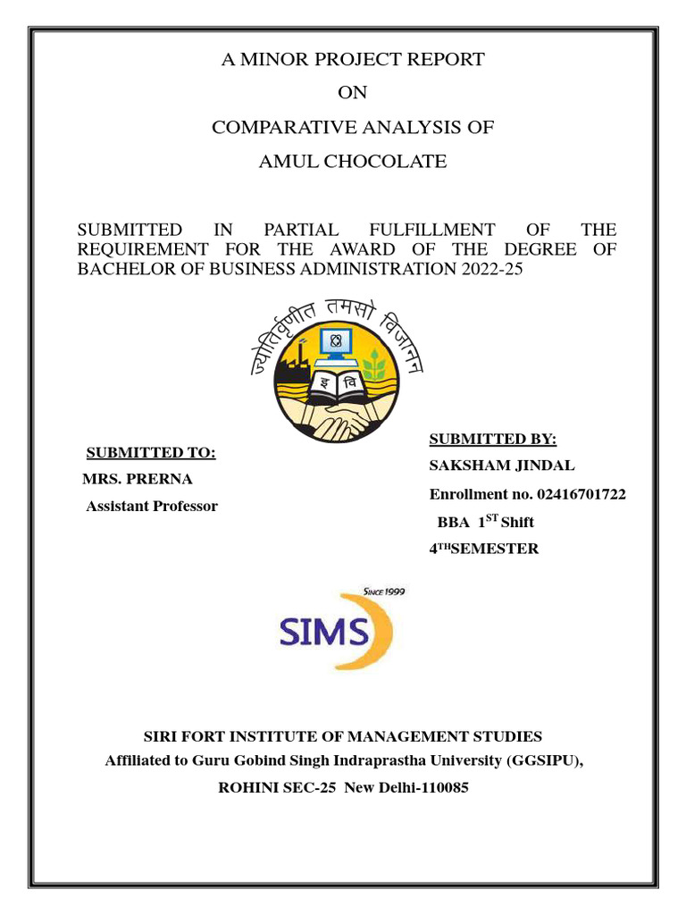 Minor Project Sem 4 Saksham Jindal (1) 2 | PDF | Sampling (Statistics ... Minor Project Sem 4 Saksham Jindal (1) 2 | PDF | Sampling (Statistics ...