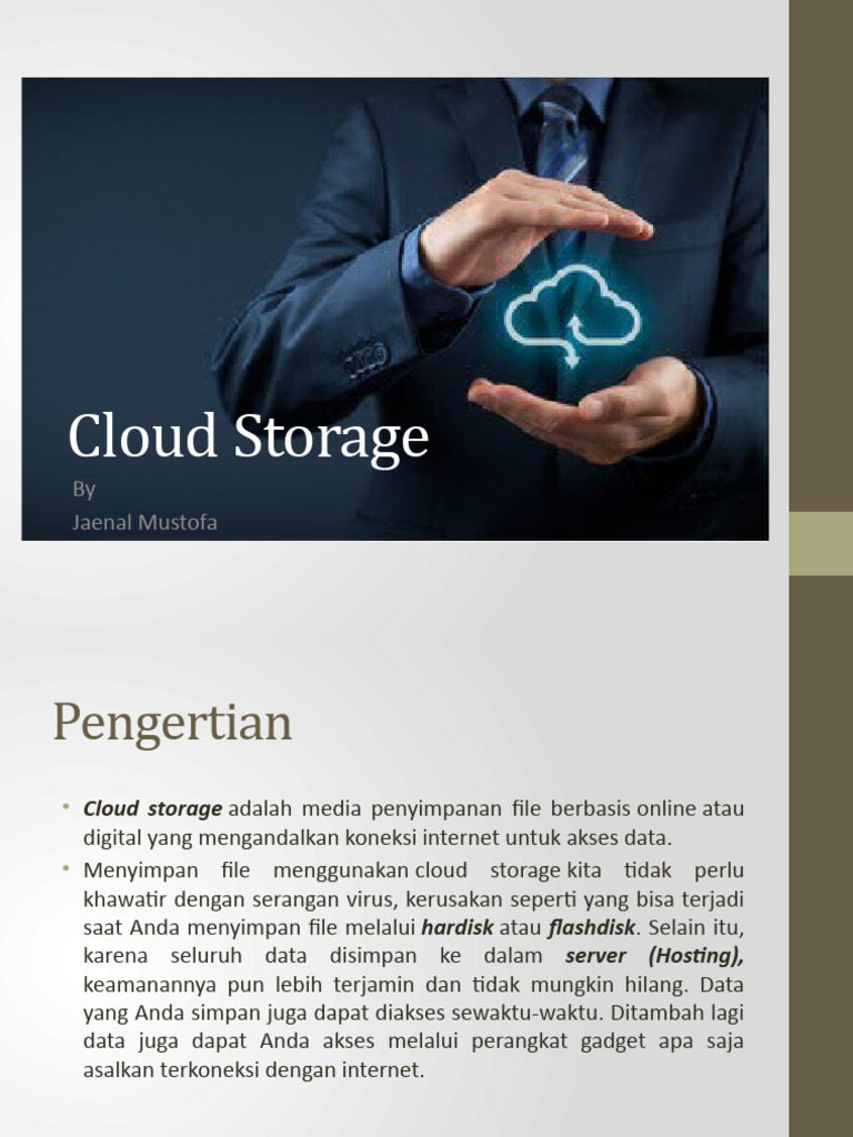 Keunggulan dan Cara Kerja Cloud Storage | PDF