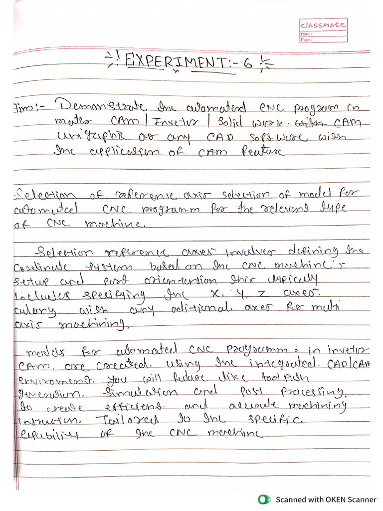 Experiment 6 Cad | PDF